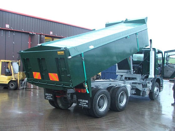 Tipper Sheeting - Buy Made to Measure Industrial Covers - Cunningham Covers